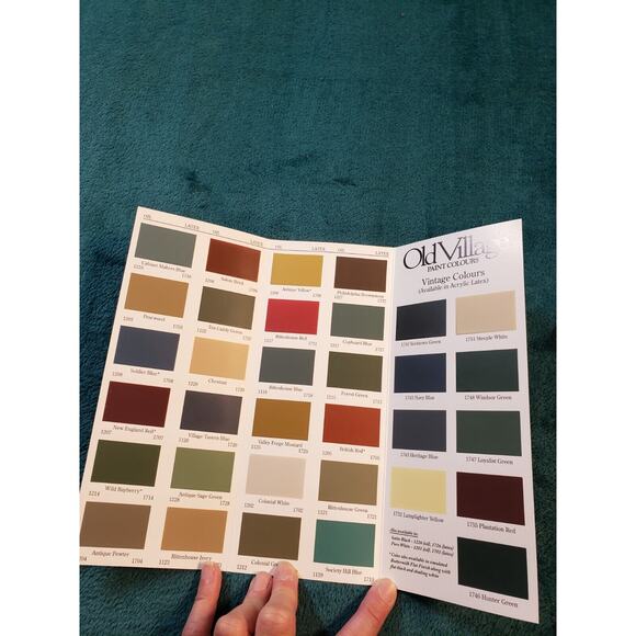 Old Village | Art | Old Village Paint Colours Architectural Color Guide ...